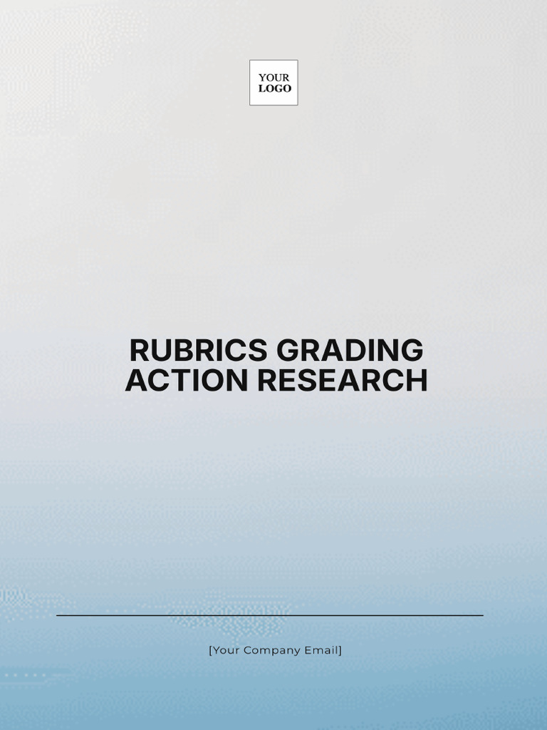 Free Rubrics Grading Action Research Template | PDF