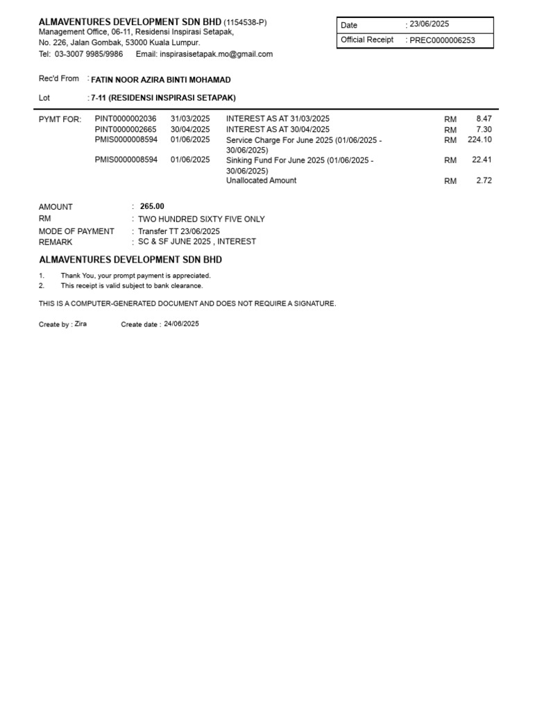 STD Pms Doc Receipt 20250624052659685a6f6315e85 | PDF