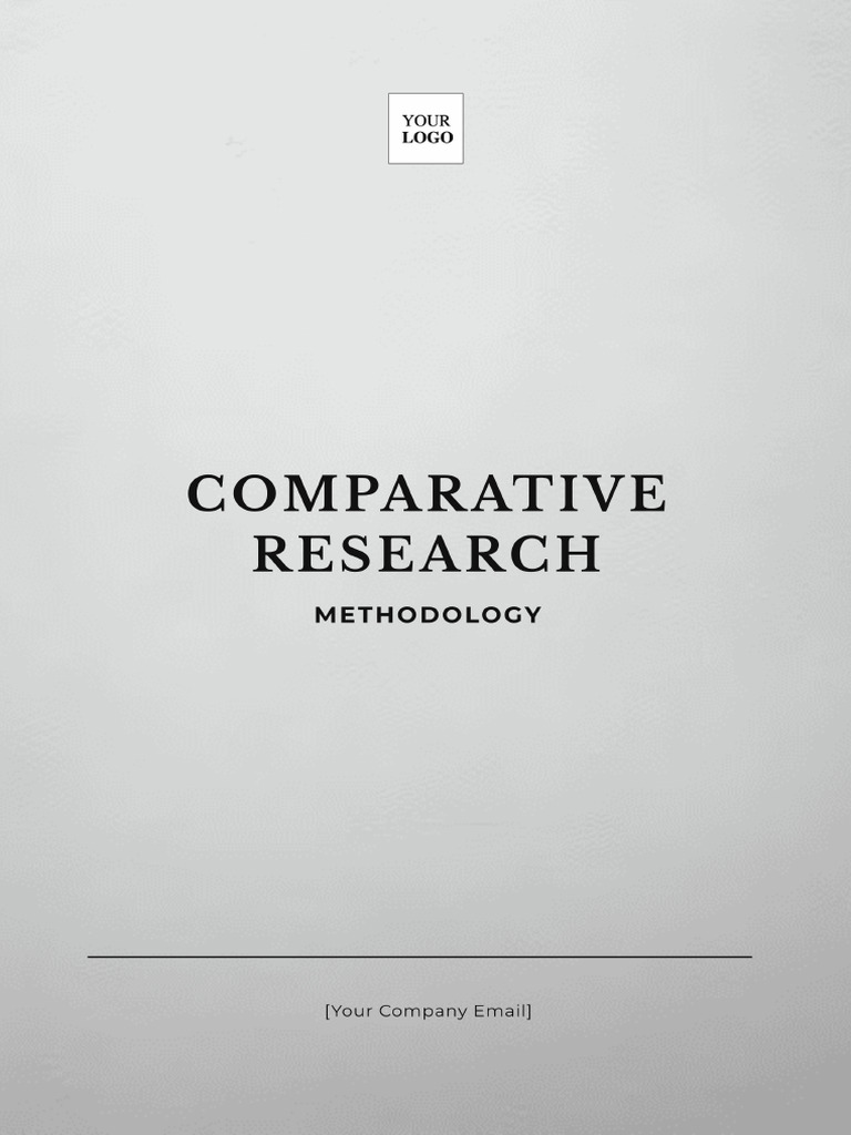 Free Comparative Research Methodology Template | PDF