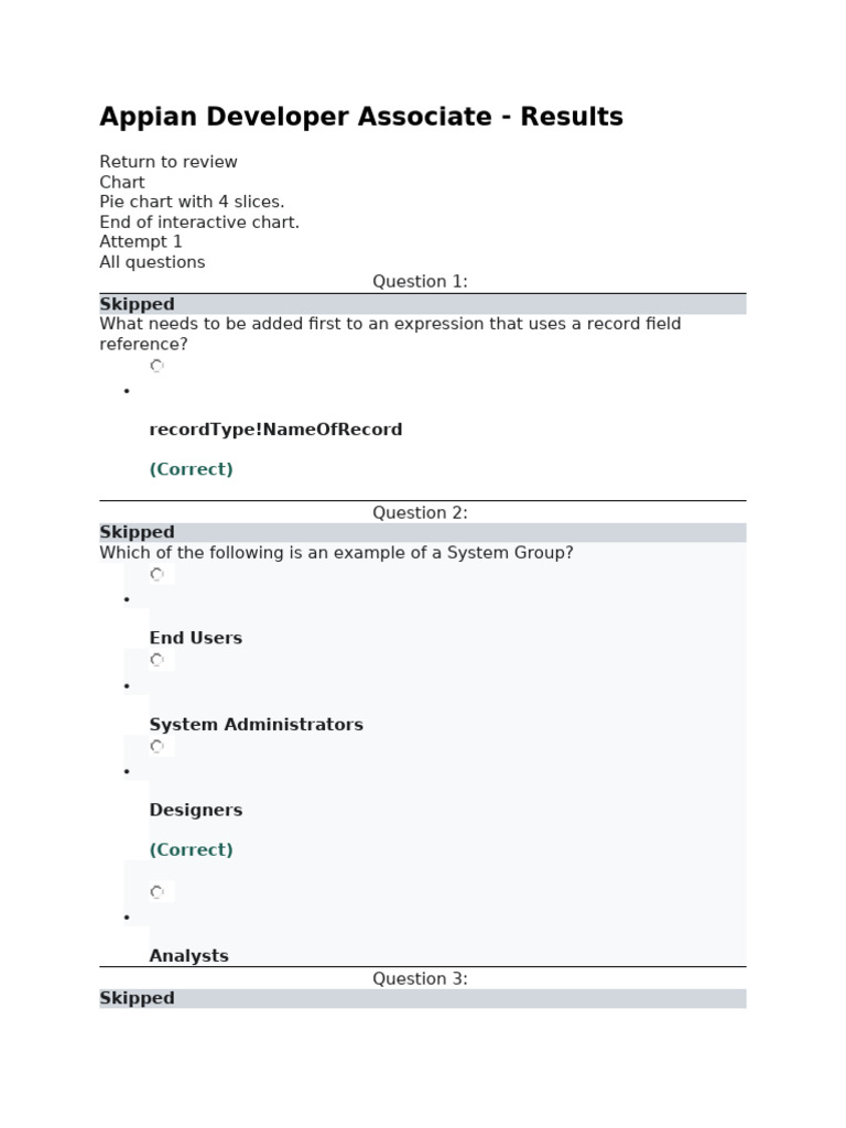 Appian Developer Associate Part 6 | PDF | Parameter (Computer Programming) | Databases