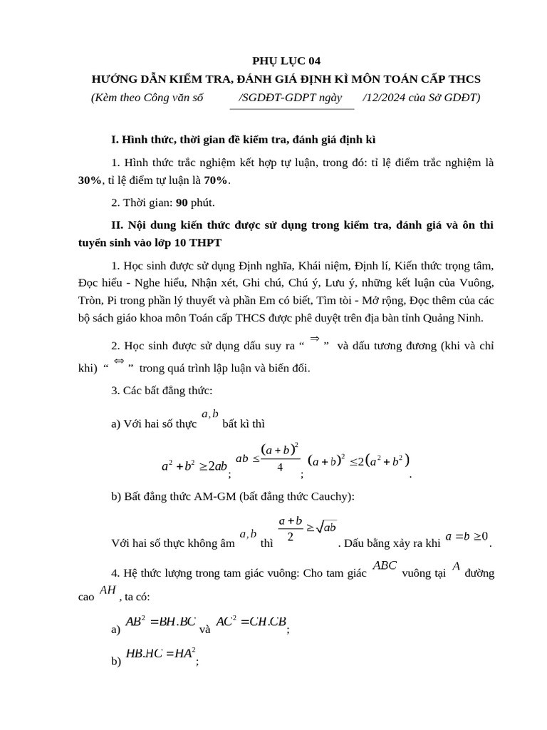 PH L C 04 - Toán Thcs | PDF