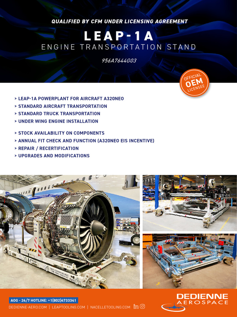 Leaflet LEAP 1A Engine Stand | PDF