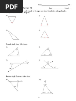 Solved Triangle Similarity Problems | PDF | Triangle | Geometry