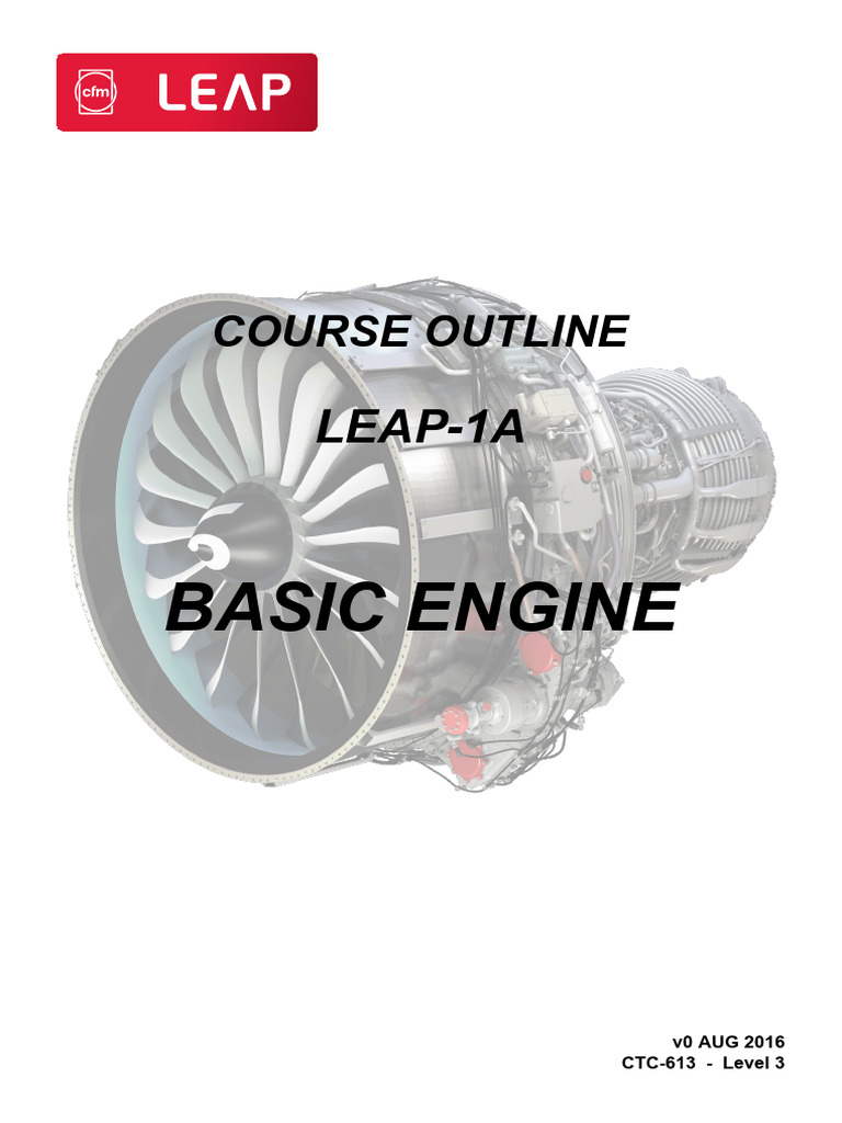 CFM Doc Leap 1a Co Basic Engine 3 v1 | PDF | Turbine | Internal Combustion Engine