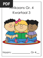 Grade 4 Afrikaans Exam November 2021 | PDF