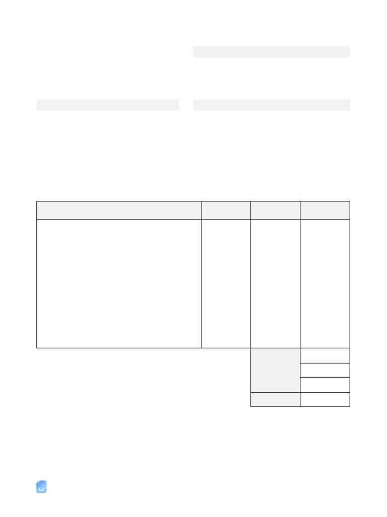Psychiatry Invoice Template | PDF