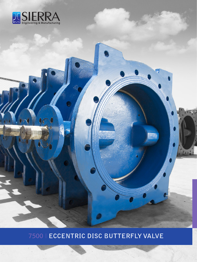 Eccentric Disc Butterfly Valve 7500 | PDF | Valve | Chemical Engineering