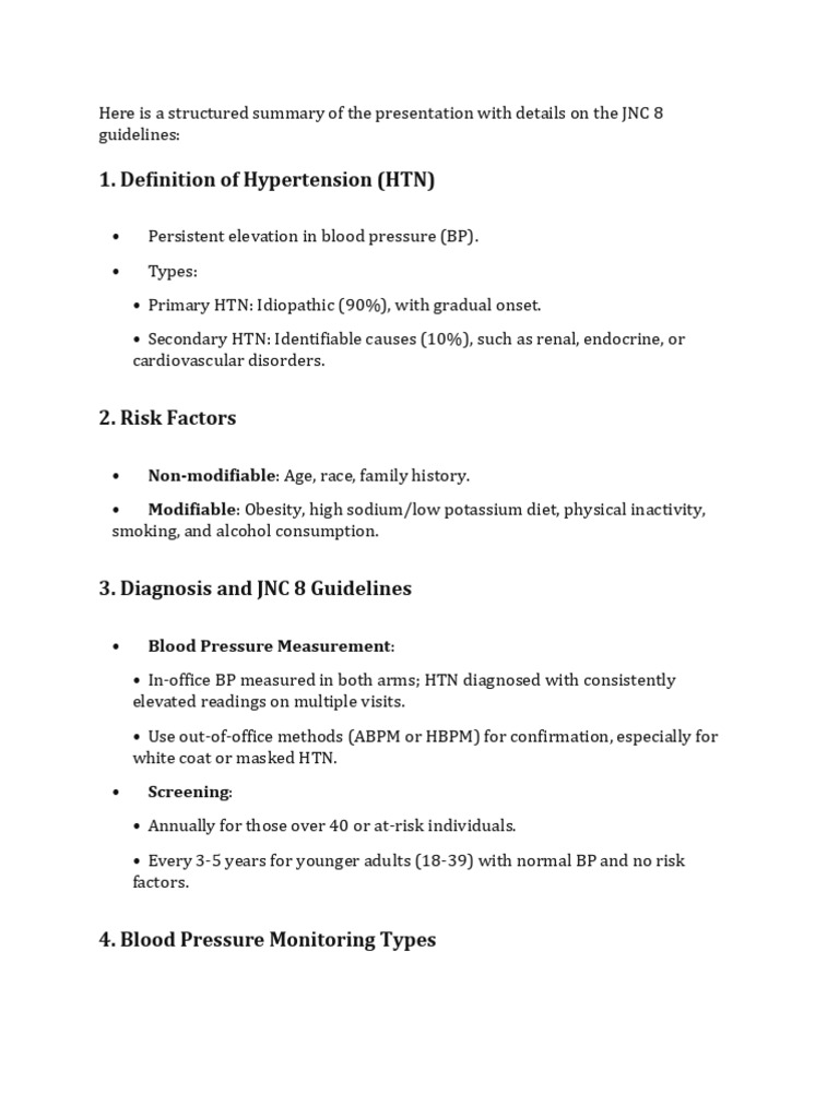 Understanding Hypertension (HTN) | PDF