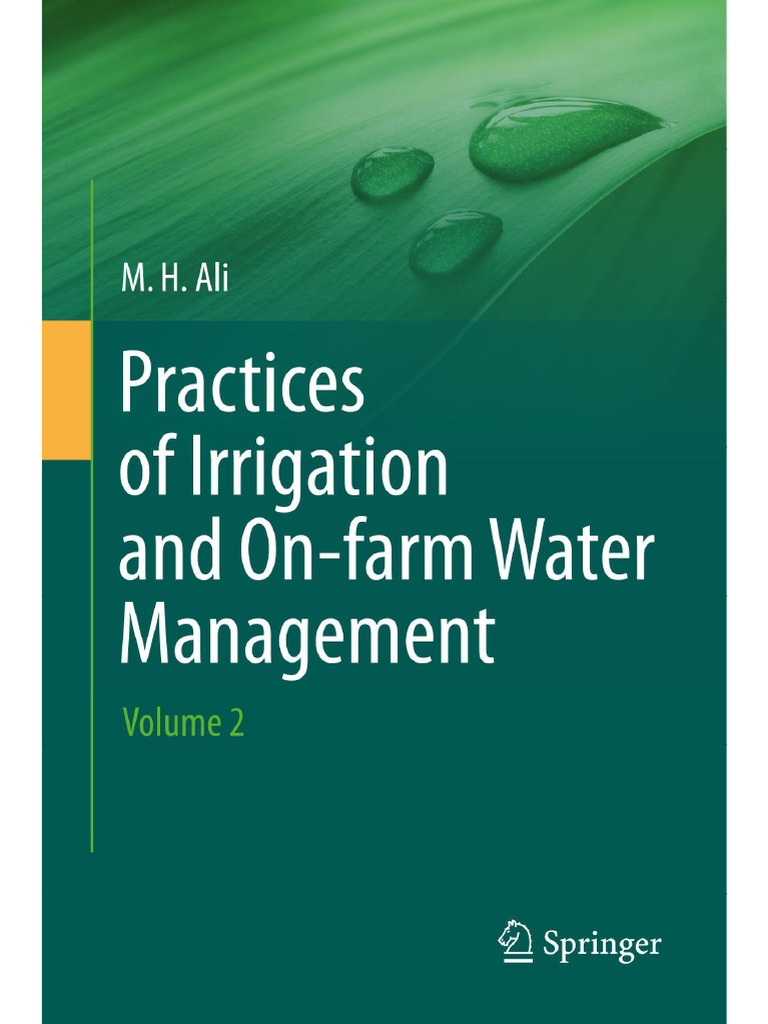 Practices of Irrigation & On-Farm Water Management | PDF