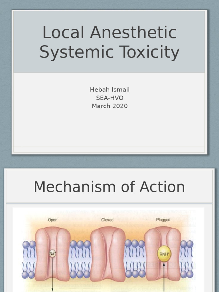 11 Local Anesthetic Systemic Toxicity | PDF