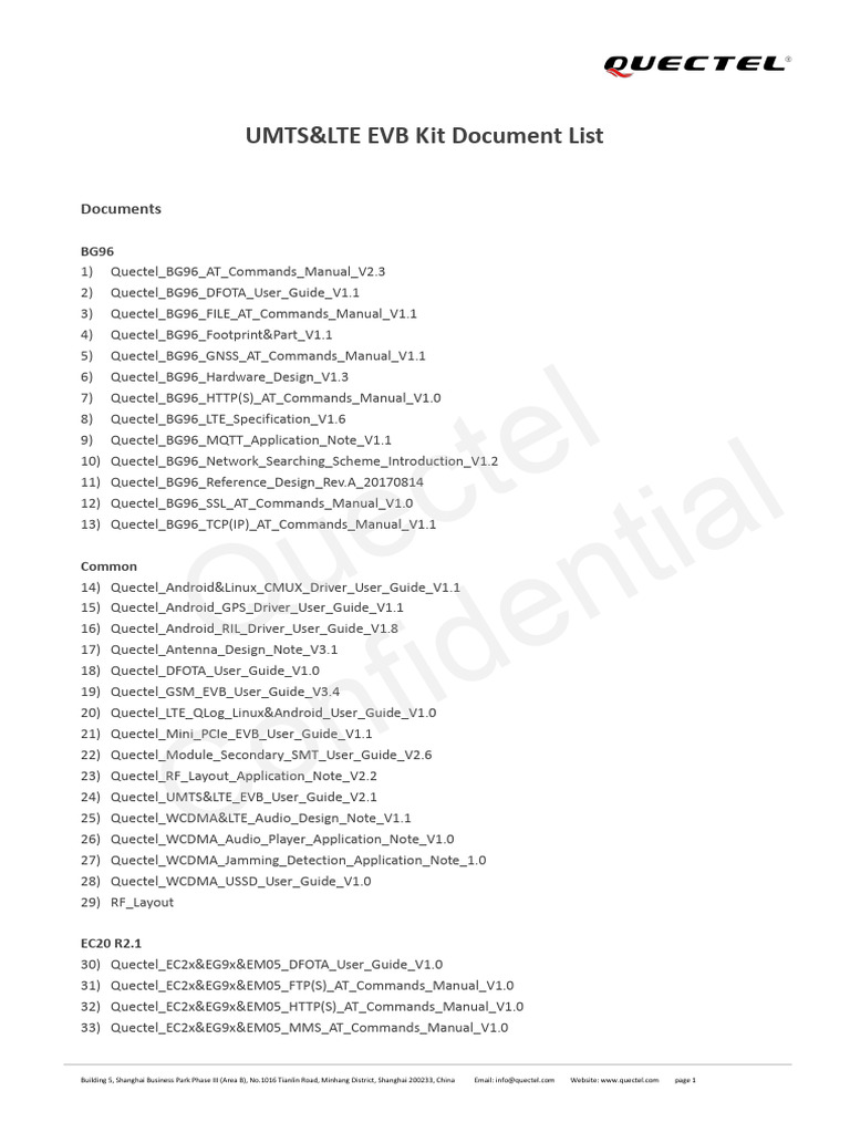 Quectel UMTS
