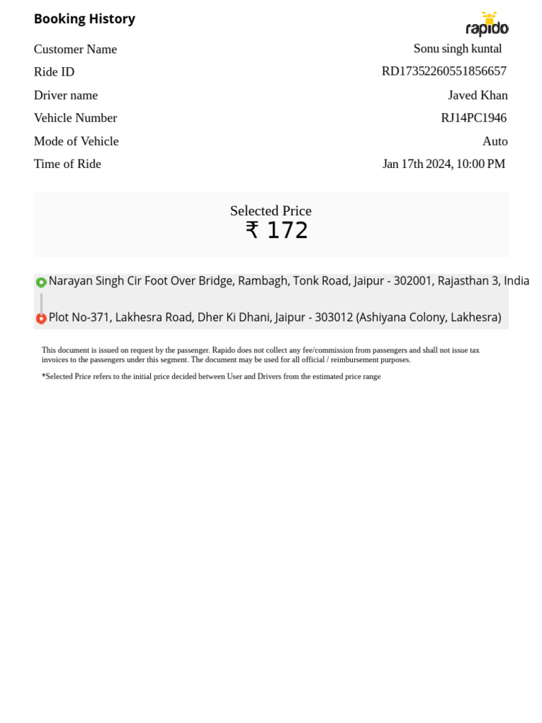 Auto Receipt RD17352260551856471 | PDF