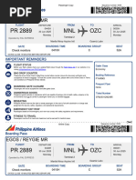 Philippine Airlines Script | PDF