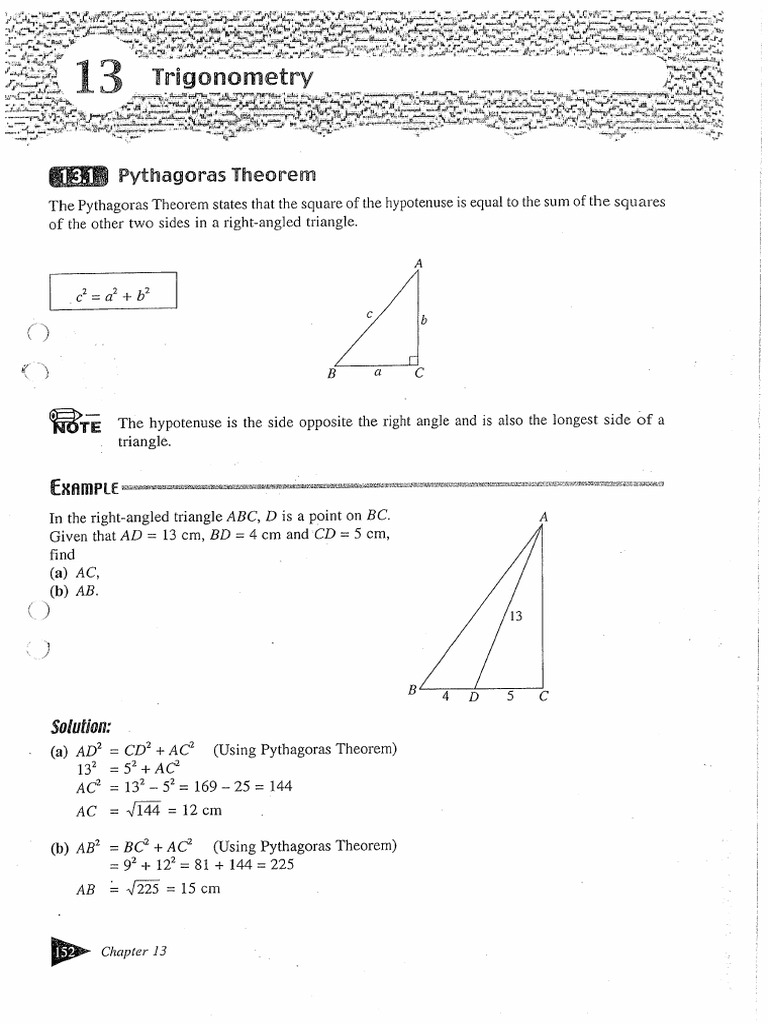 Chapter 13 Trigonometry | PDF