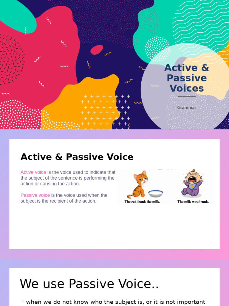 Active & Passive Voices | PDF | Verb | Grammatical Tense