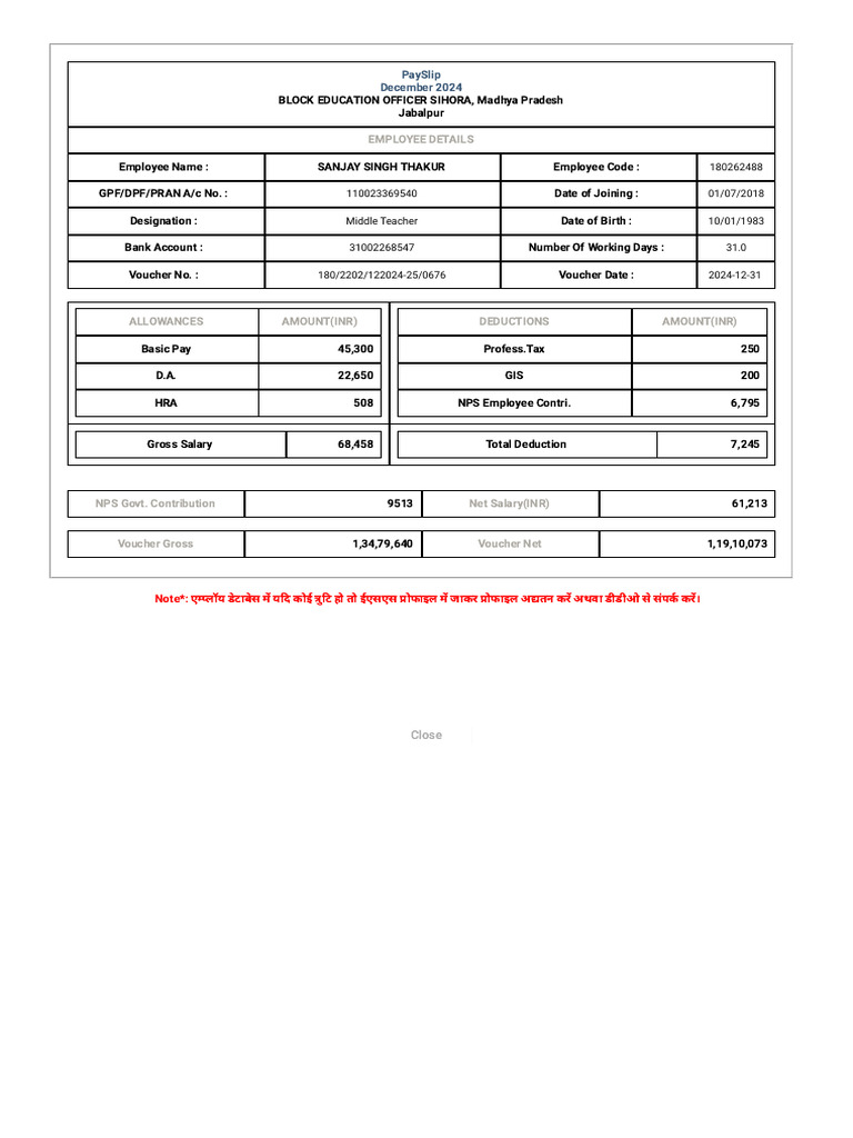 Dec Sanjay Thakur | PDF