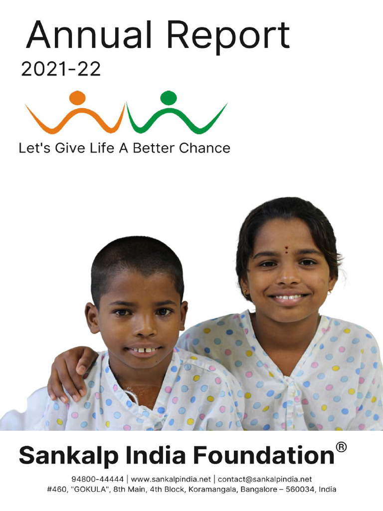 SIF Annual Report - 2021-22 | PDF