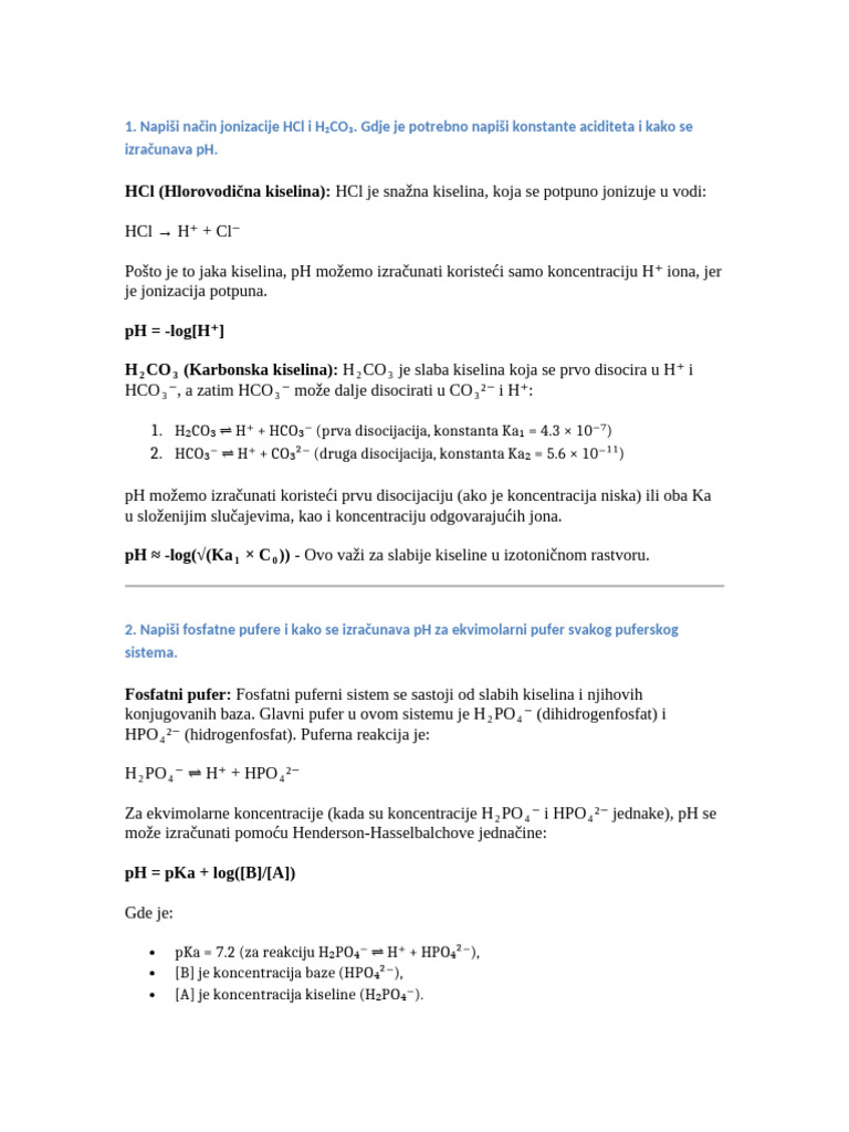 Skripta Za Ucenje Hemija | PDF