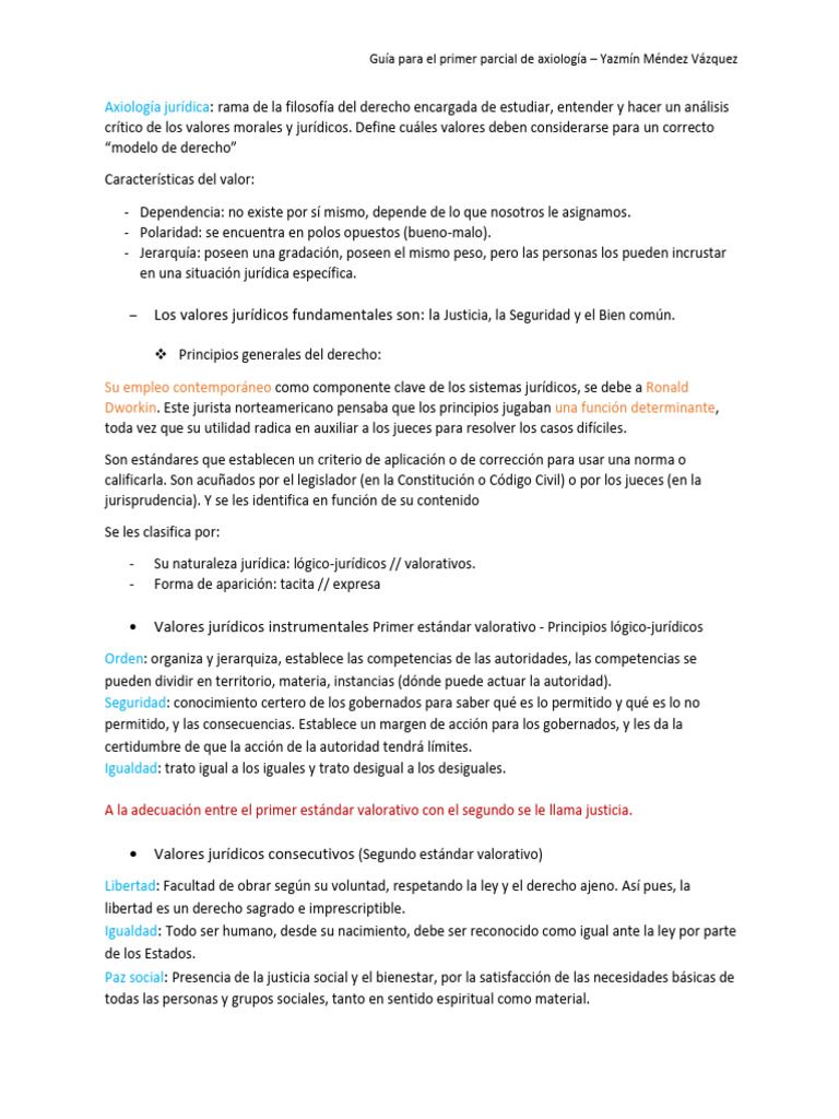 Guia de Examen p.1 - Axio | PDF | La Ley natural | Moralidad