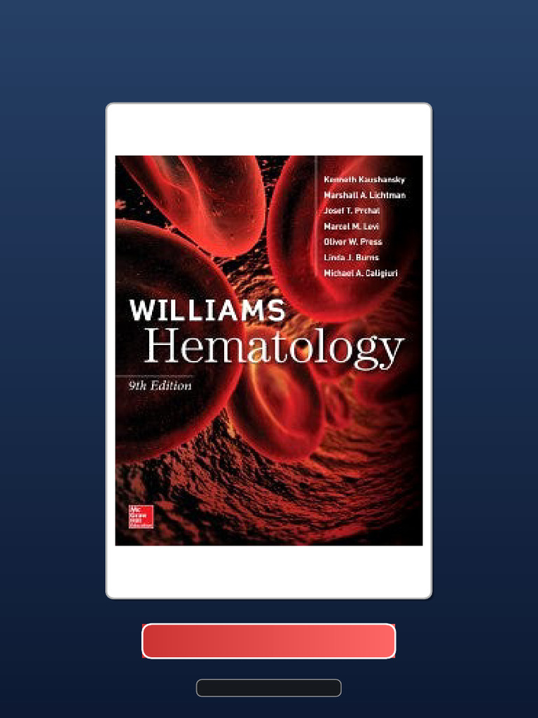 Complete Bundle Williams Hematology 9th Edition Ebook and TestBank ...