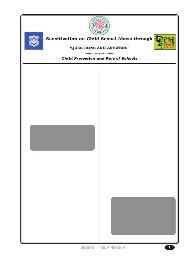Child Protection and Role of Schools | PDF | Child Abuse | Child Protection