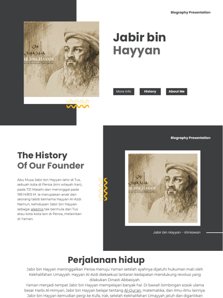 Personal Biography Presentation Template | PDF