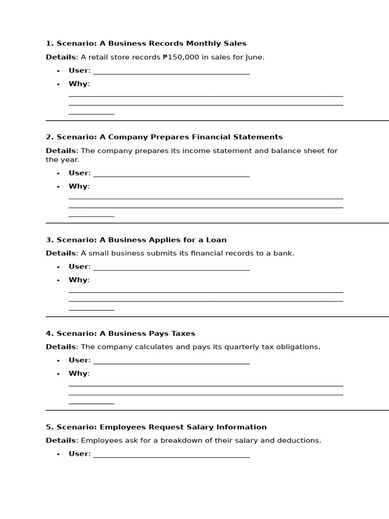 Activity 1 - Basic Accounting | PDF