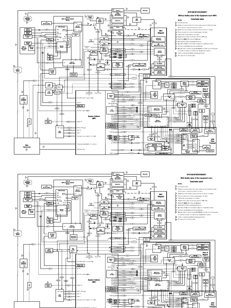 System Interconnect (Without Facility Water & Non Equipment Room-400v ...