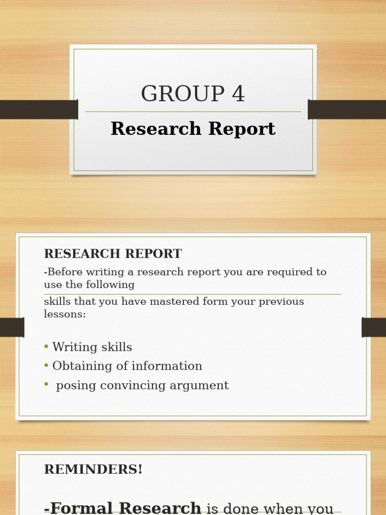 4th q4 Module 5 3 Research Report | PDF
