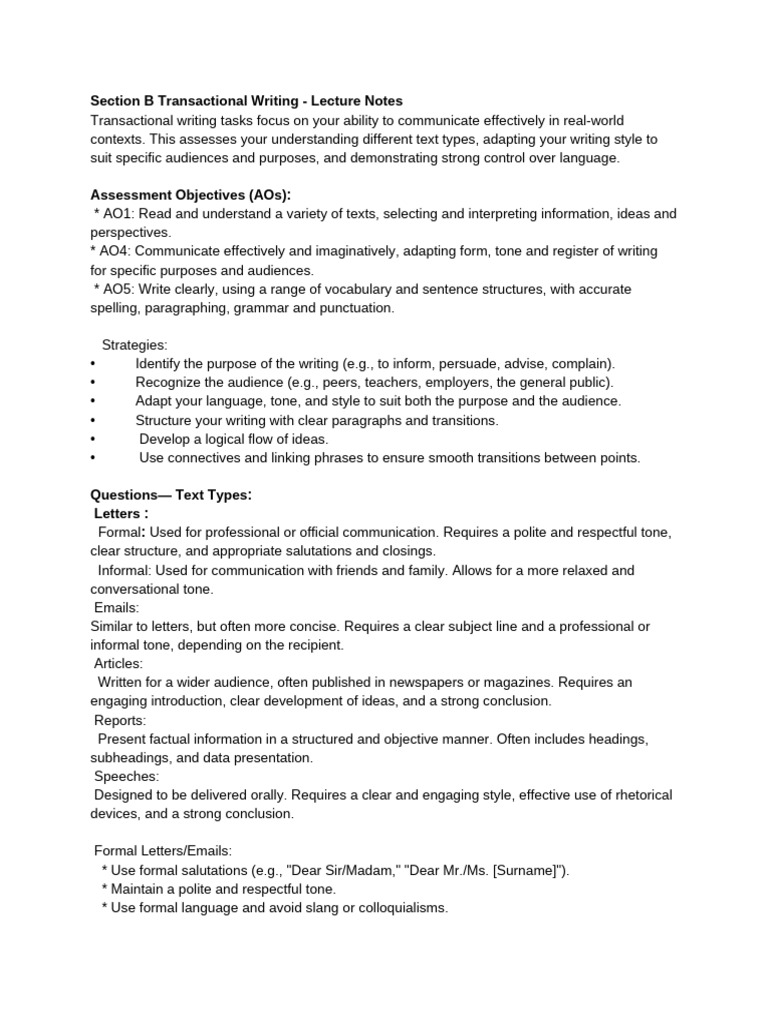 ENGB Section B Transactional Writing | PDF | Entrepreneurship | Mentorship