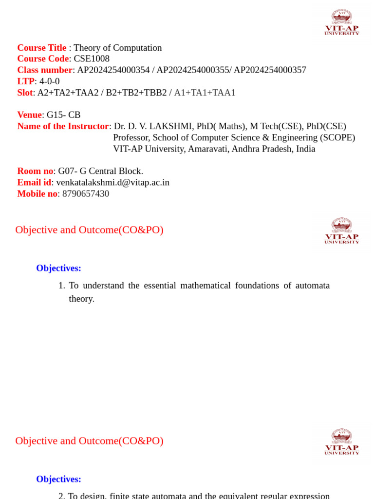 WINSEM2024-25 CSE1008 TH AP2024254000354 2024-12-12 Reference-Material-I | PDF | Automata Theory ...