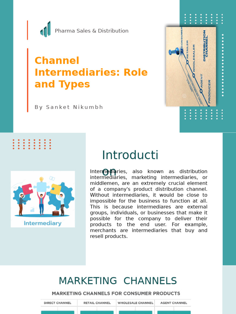 Pharma Sales & Distribution: Channel Intermediaries: Role and Types | PDF
