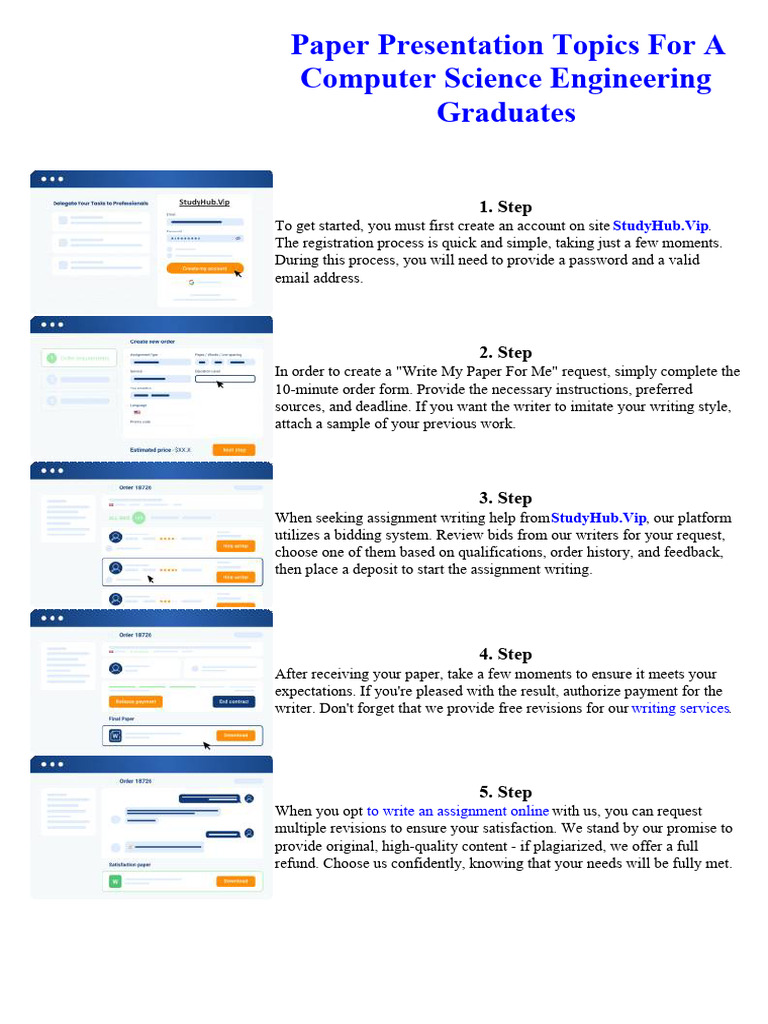 Paper Presentation Topics For A Computer Science Engineering Graduates ...