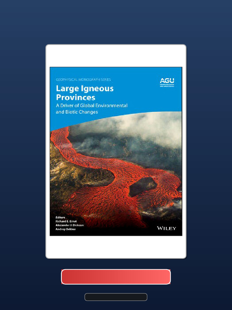 Large Igneous Provinces 1st Edition Richard R Ernst Digital Access | PDF