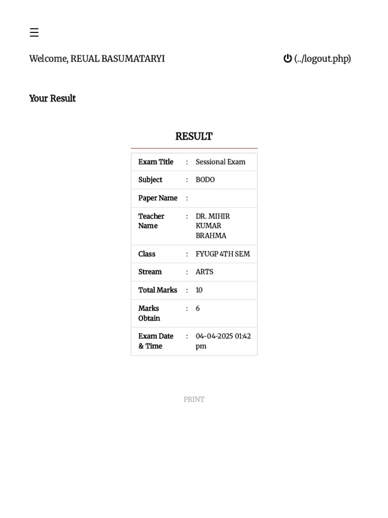 Sessional Marks | PDF