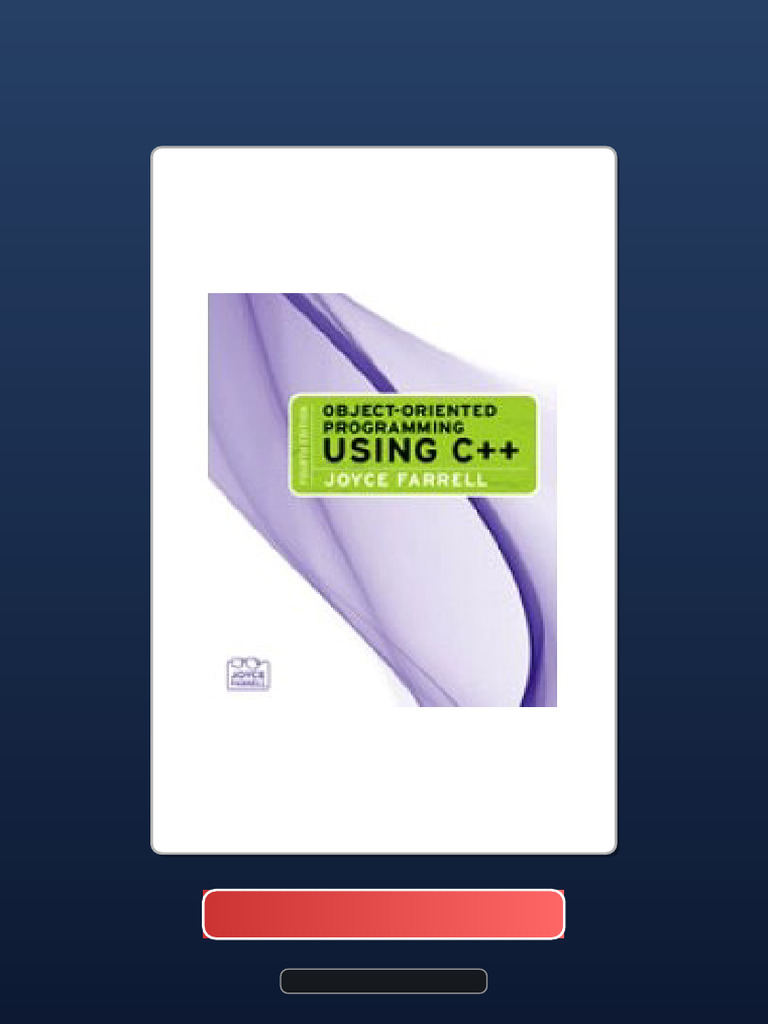 Complete Bundle ObjectOriented Programming Using C 4th Edition Ebook ...