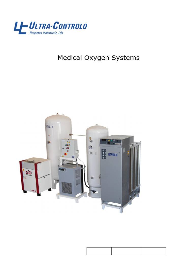 ULTRAOX Medical Oxygen System Manual | PDF | Oxygen | Clothes Dryer