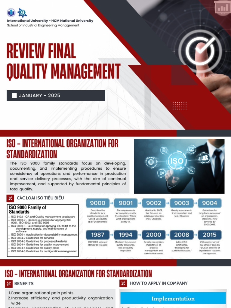 TA Review Final Quality Management | PDF | Six Sigma | Quality Management