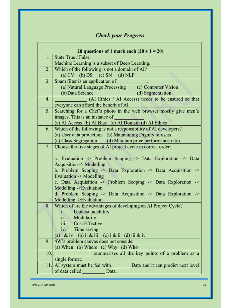 Ai Project Cycle | PDF