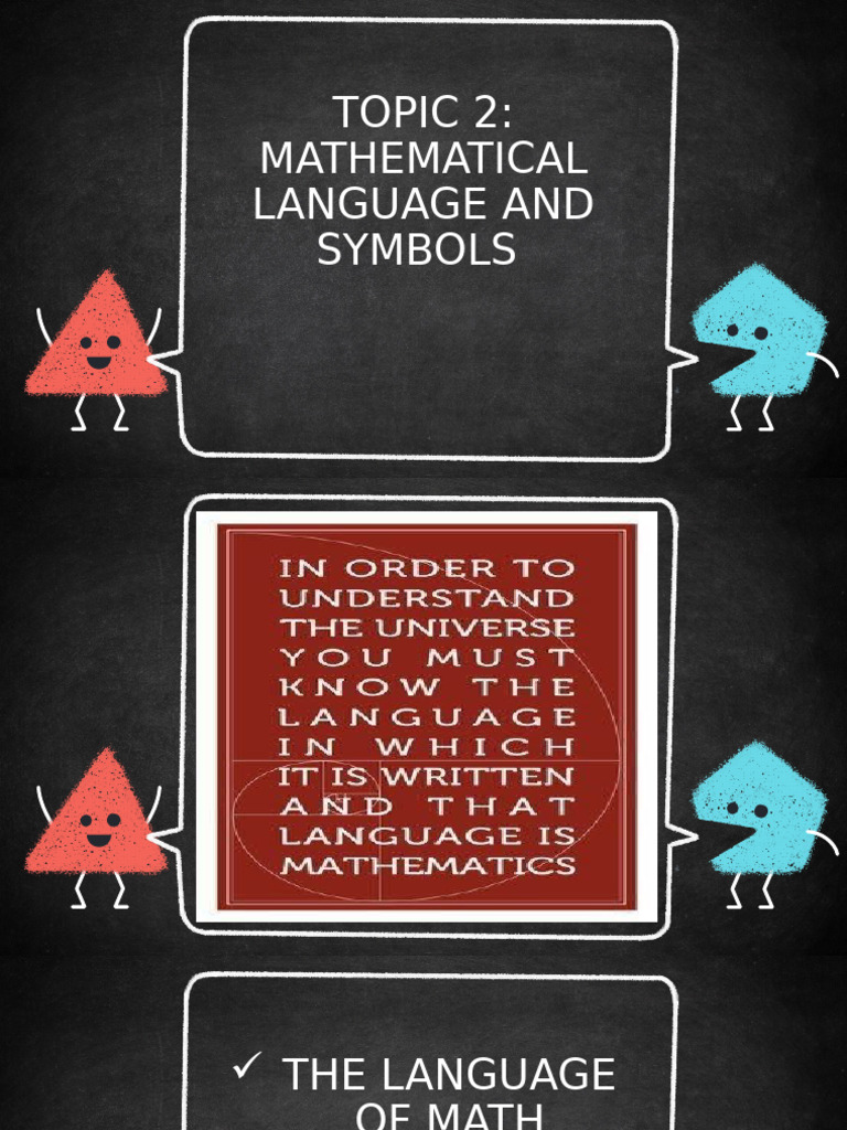 2.mathematical Language and Symbol | PDF | Set (Mathematics) | Mathematics