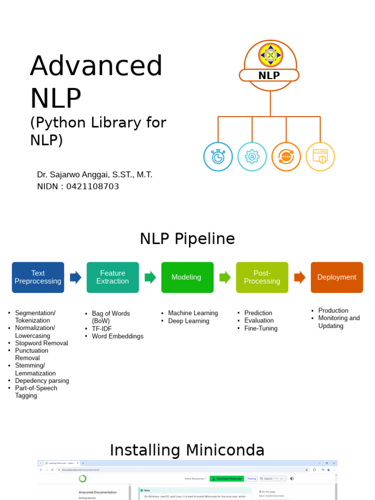 Pertemuan 2 - Python For NLP | PDF