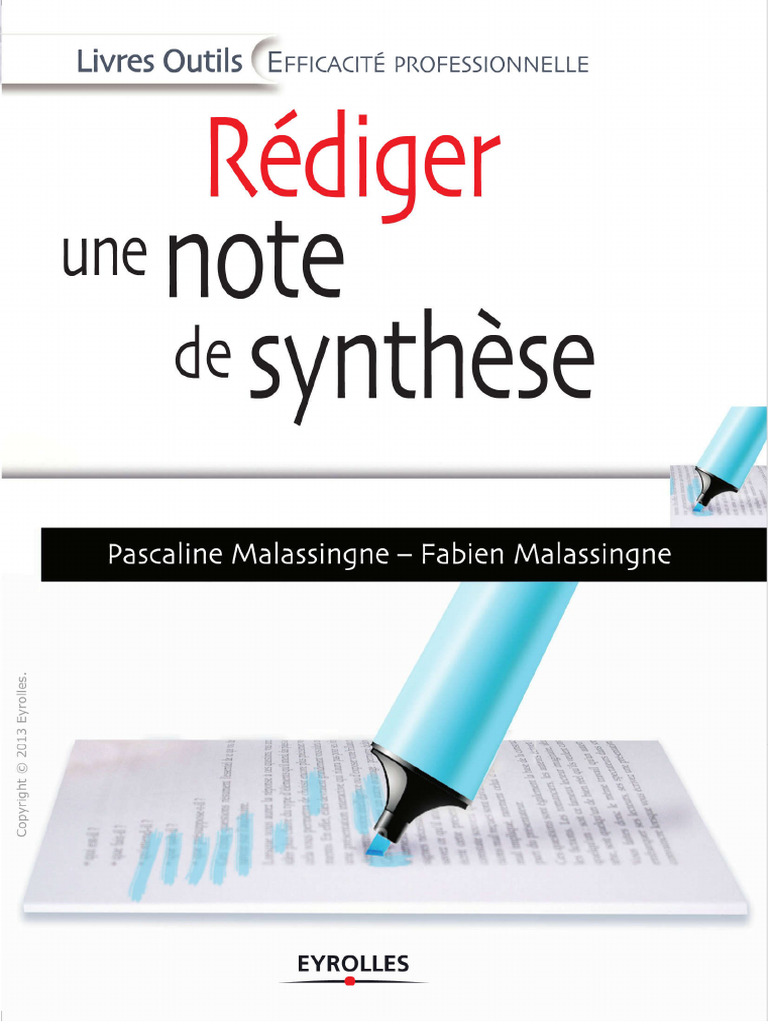 Rédiger Une Note de Synthèse | PDF