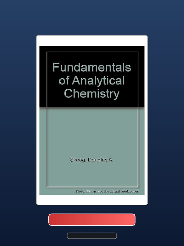 Fundamentals of Analytical Chemistry 3rd Edition by Douglas A Skoog Digital Access | PDF ...