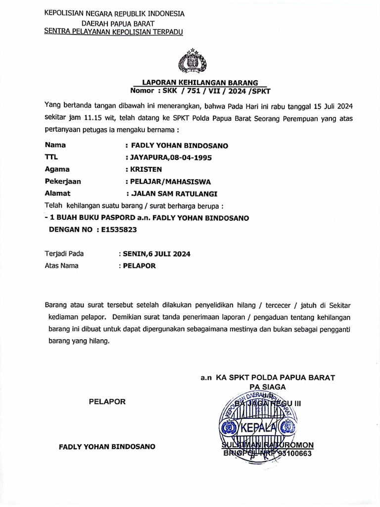 SKH Pasport | PDF