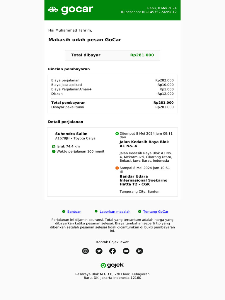 Contoh Invoice | PDF