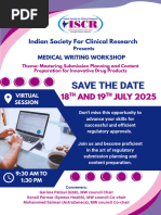ISCR 2025 Annual Conference Details | PDF | Clinical Trial | Inquiry