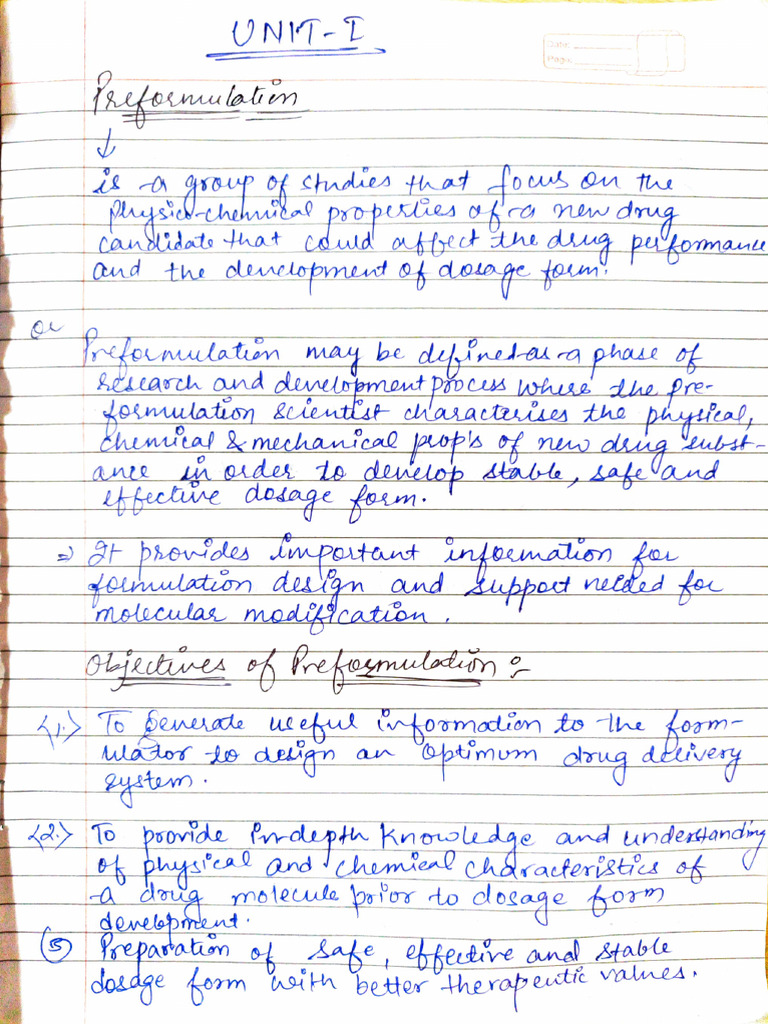 Notes Unit 1 | PDF