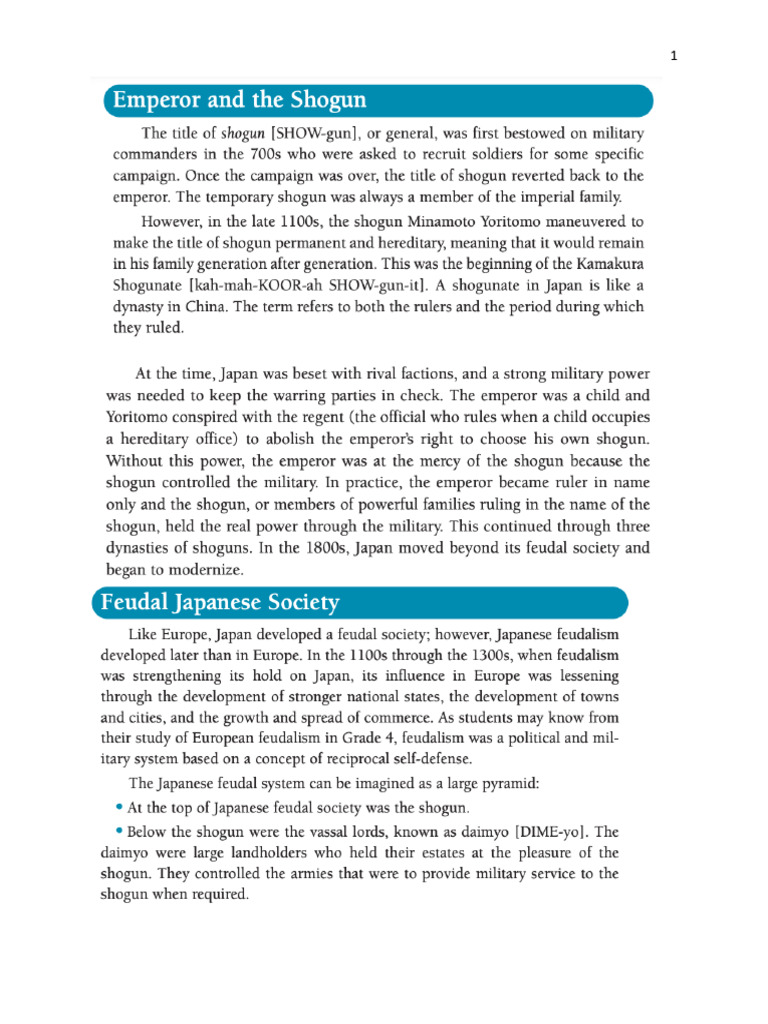 Feudalism Explained Reading | PDF