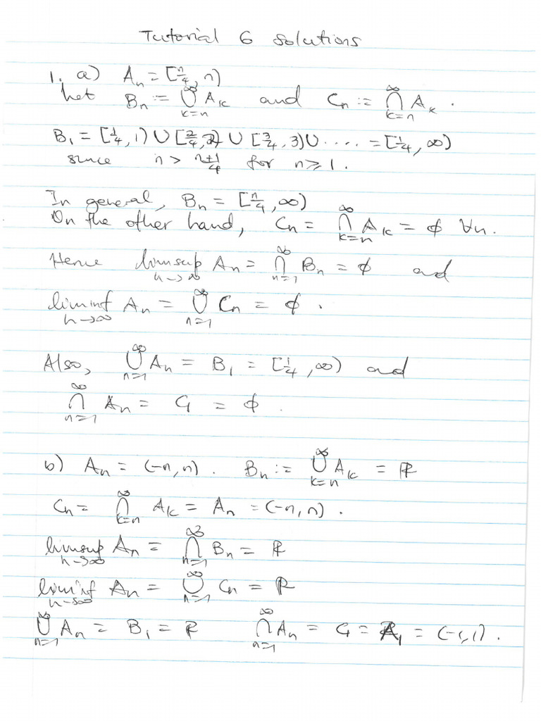 Tutorial 1 Solutions | PDF