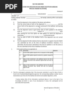 Aadhaar Self Declaration Form | PDF